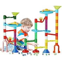 JOYIN 207Pcs Marble Run Premium Toy Set, Construction Building Blocks ...