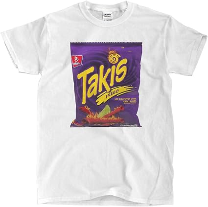 Quickfits Takis Bag - White T-Shirt | Amazon.com