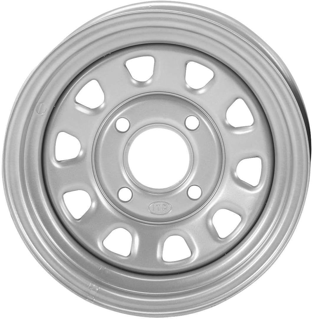 Amazon ITP Delta Steel Wheel 12x7 5 2 Offset 4 115 Silver Amazon ITP Delta Steel Wheel 12x7 5 2 Offset 4 115 Silver