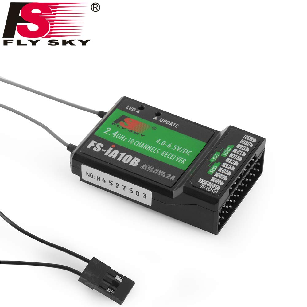 Flysky FS-iA10B Receiver 10CH PPM Output With iBus Port: Amazon.co.uk: Electronics