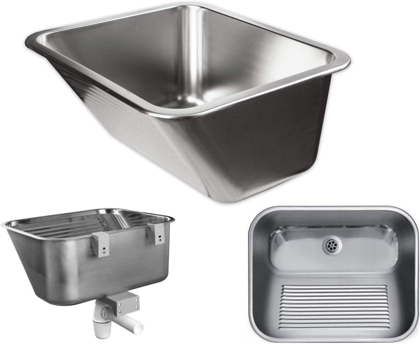 Dispositivi di lavanderia e pluriuso doccetta orientabile in acciaio ...