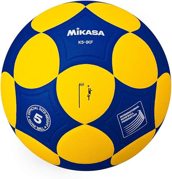 MIKASA K5-IKF 1240 Korfball Ball Size 5 Yellow/Blue: Amazon.co.uk ...