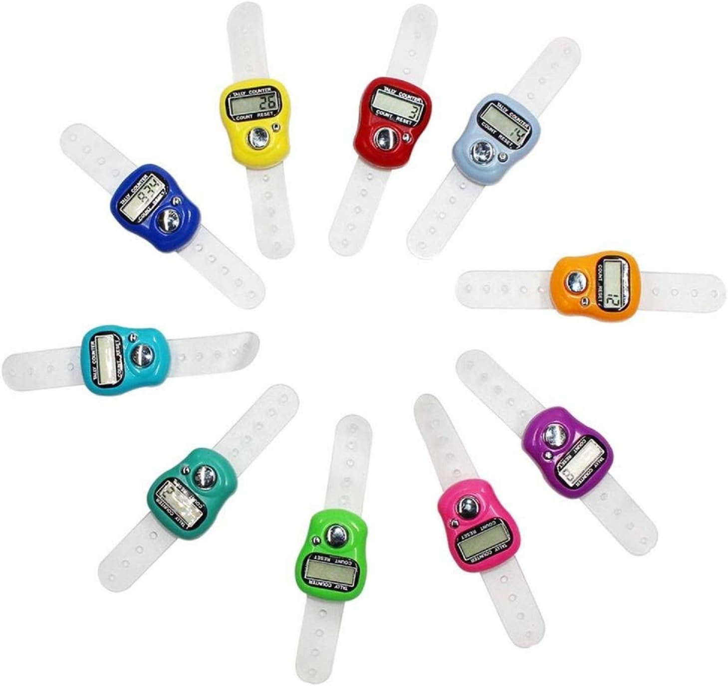 5 Digital Electronic LCD Tasbih Finger Tally Counter Islamic Zikr Islam ...