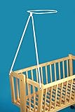 CANOPY drape with Free Standing HOLDER- to fit baby swinging crib ...