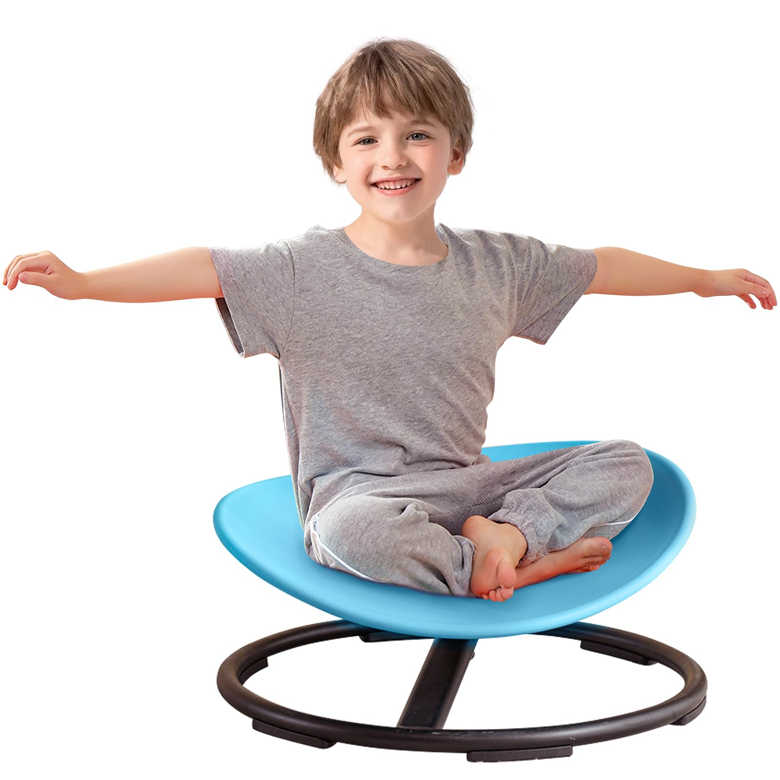 Kids Sensory Spinning Chair for Autism Ages 3+, Sit and Spin Swivel ...