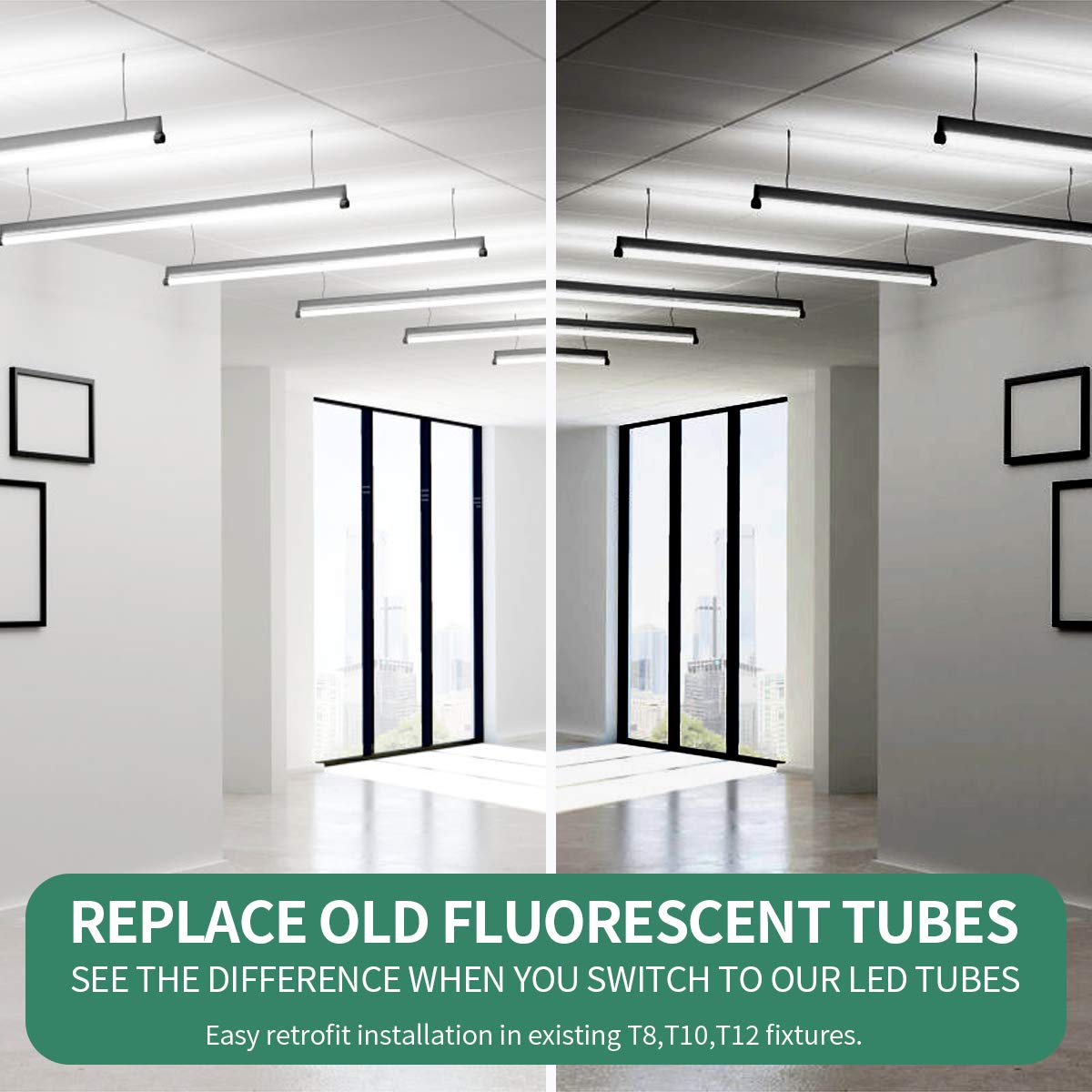 Pack of 50 UL Non-shunted Light Socket for T8 T10 T12 LED Fluorescent ...