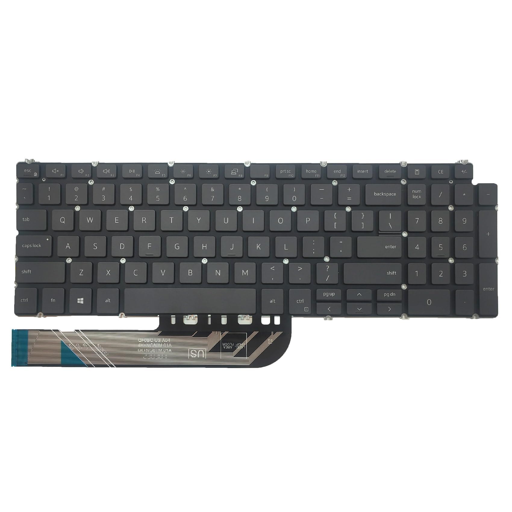 Mua WWGTMC Replacement Backlit Keyboard with Blue Frame US Layout for ...