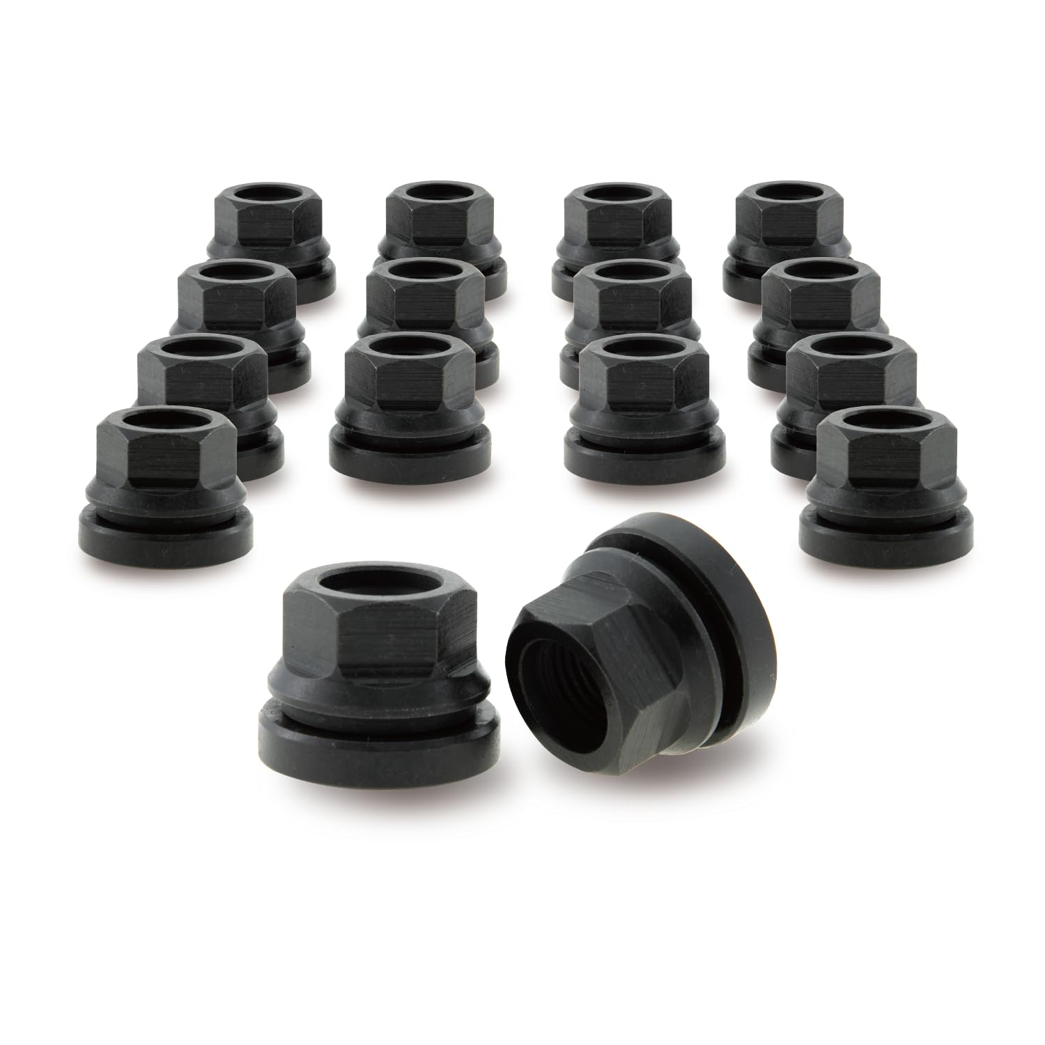 PSGSP Black M14x1.5 Wheel Lug Nuts 16pcs for 2003-2016 Ford F250 F350 ...