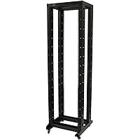 Amazon.com: NavePoint 7ft Open Frame 19 Inch 42U 4-Post Network Server Relay Rack Rolling with ...