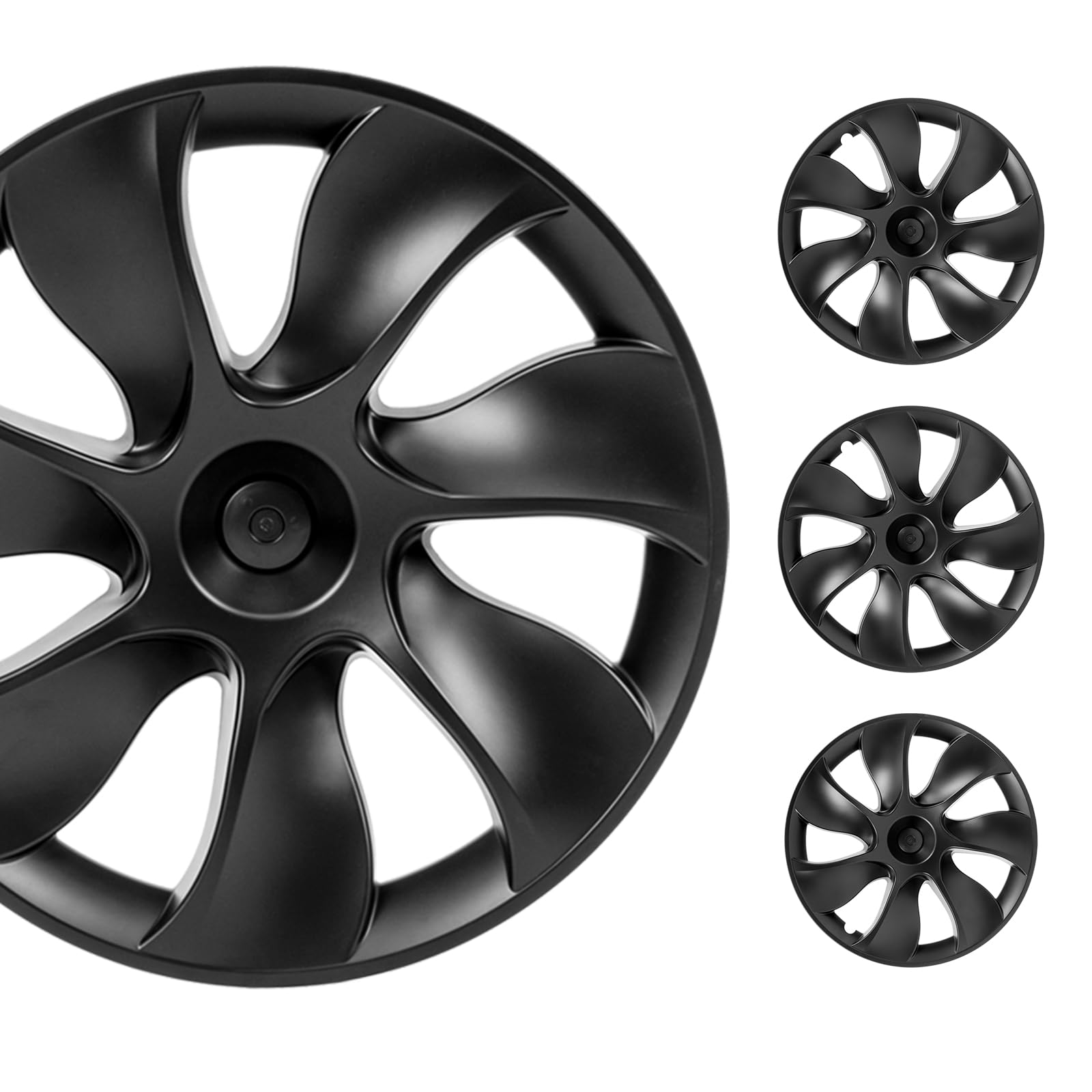 LOZUZ Hub Caps for Tesla Model Y 19 Inch Hub Caps 2024-2020 Model ...