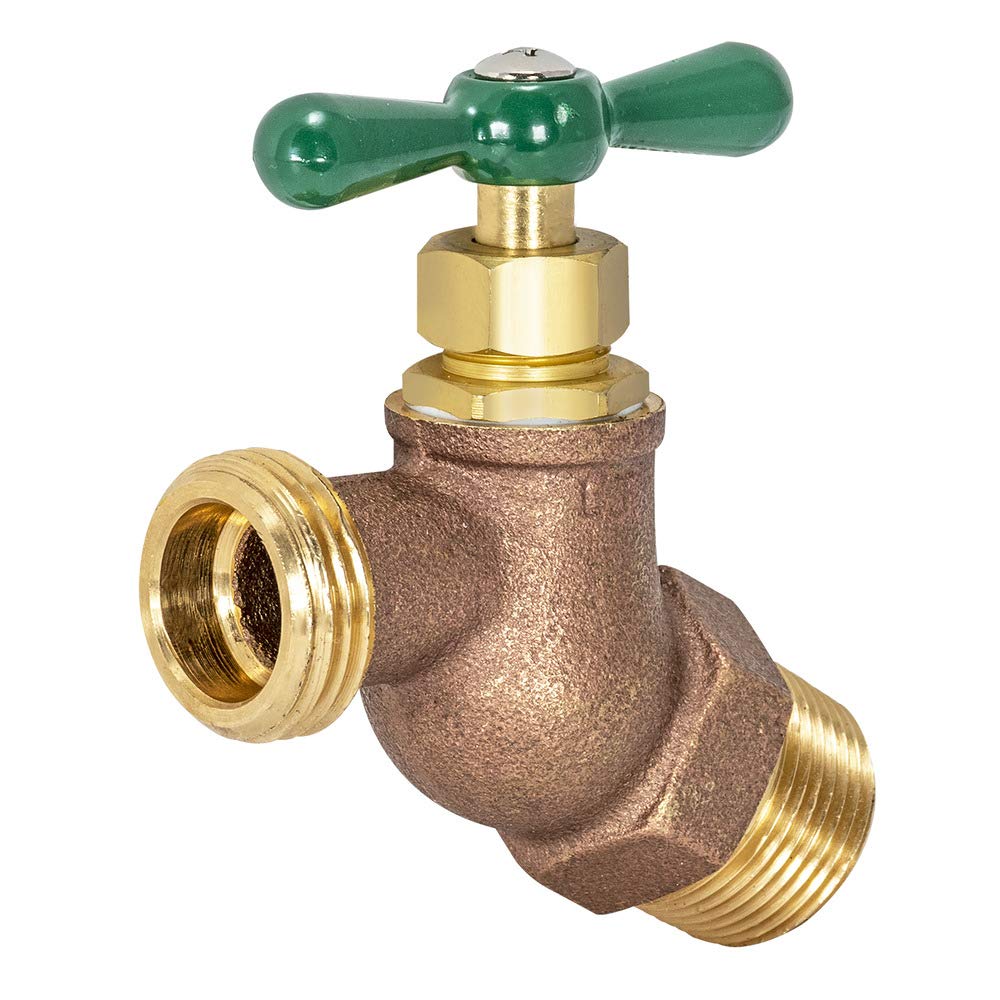 Eastman Heavy-Pattern Male No-Kink Hose Bibb Valve, 1/2 Inch MIP ...