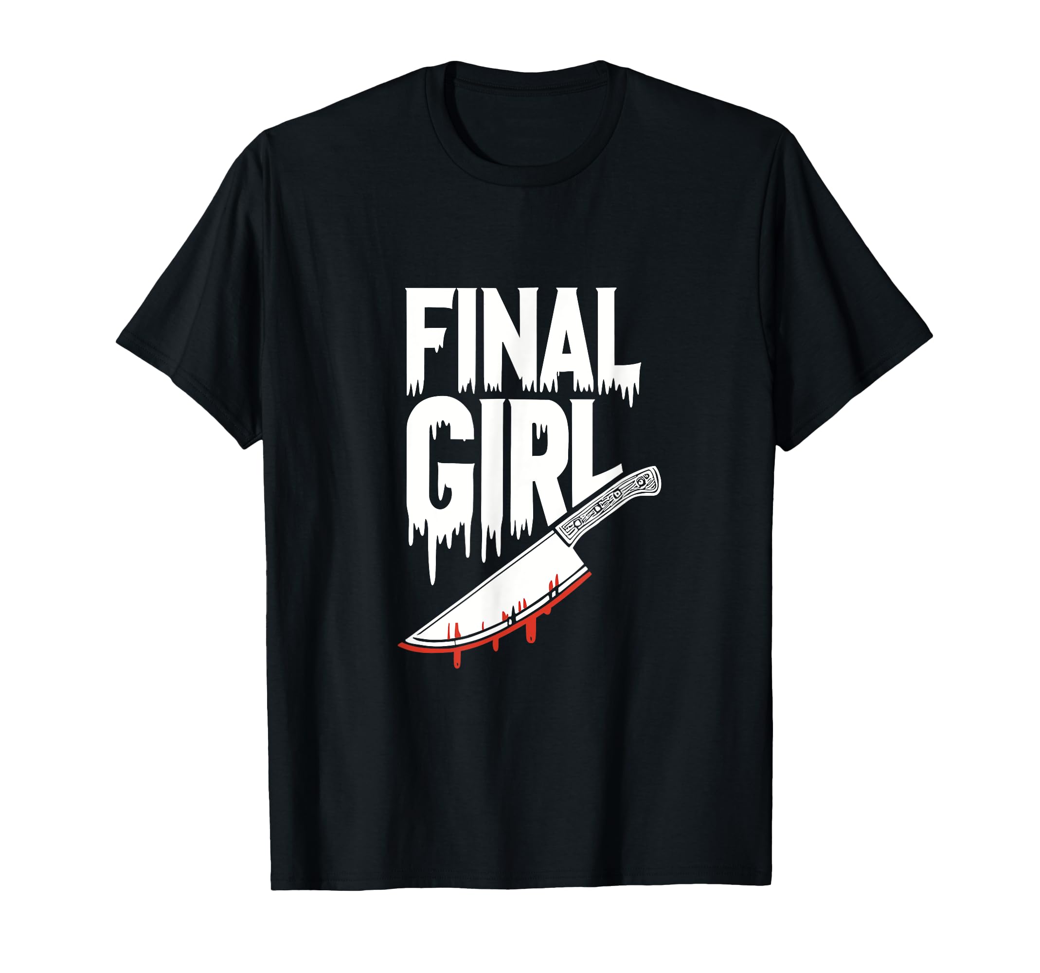 Horror Final Girl Slasher Horror Womens T-Shirt for sale | North Las ...