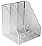 OSCO Mesh Triple Magazine Rack - Black: Amazon.co.uk: Office Products