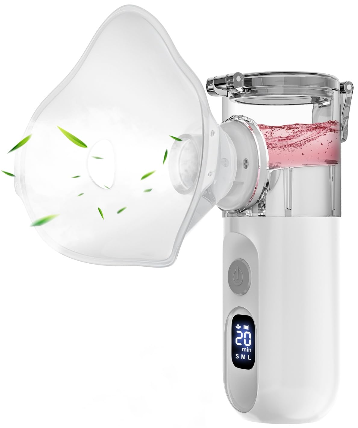 Portable Nebulizer for Kids, Nebulizer for Adults with Super LCD ...