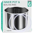 Amazon.com: ZoneFly Stainless Steel Inner Pot Compatible with Instant ...