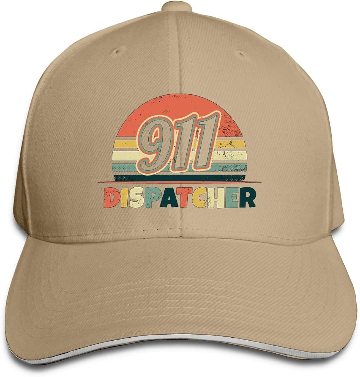 Amazon.com: 911 Dispatcher Vintage Retro Sunset Unisex Vintage ...