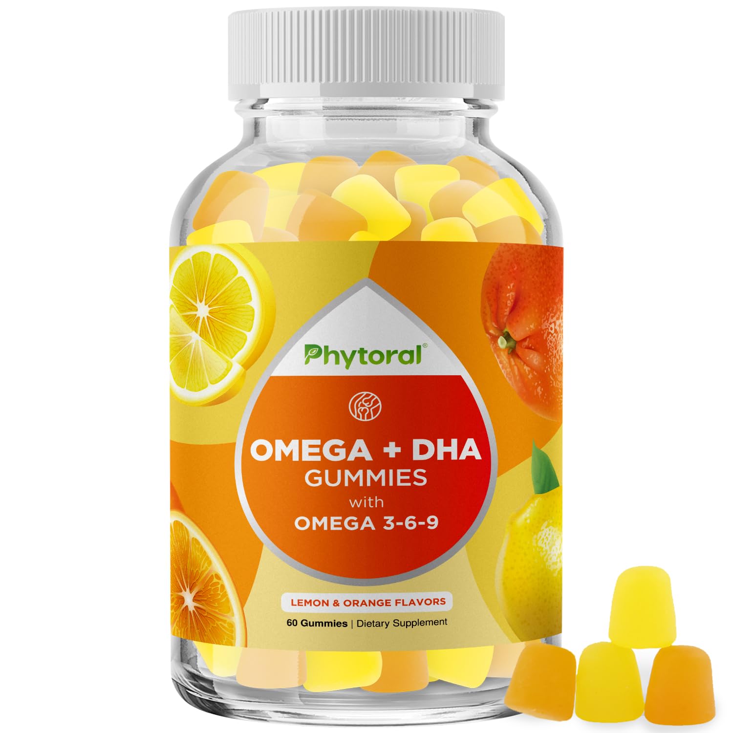 DHA Omega 3 Gummies for Adults - Delicious Chia Seed for Brain Omega 3 ...