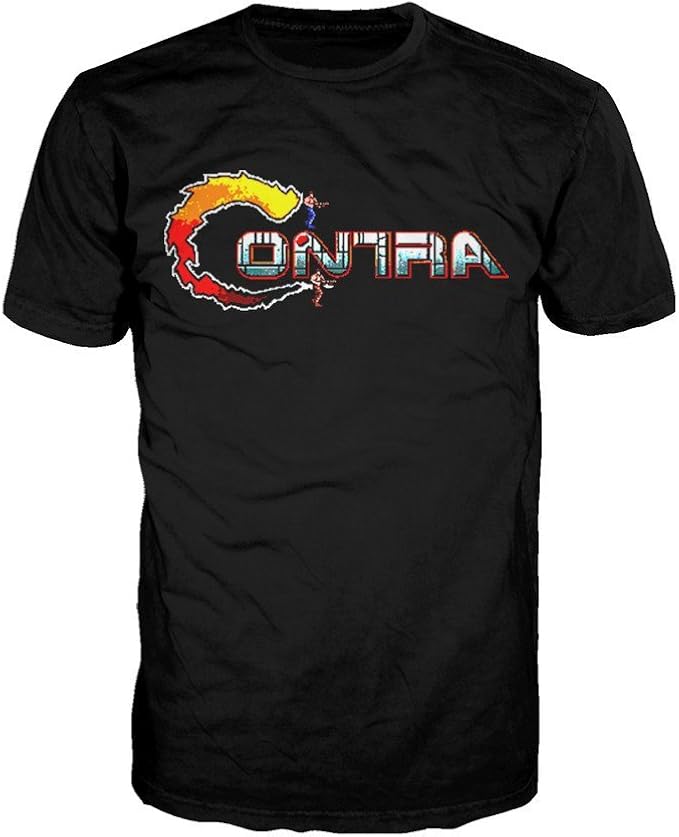 Contra Logo Official Men's T-Shirt (Black): Amazon.ca: Clothing ...