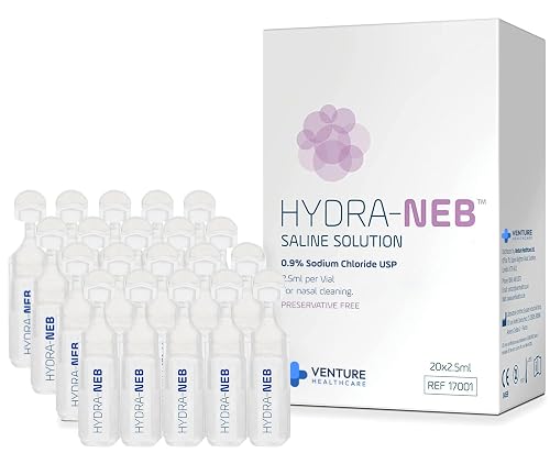 Hydra-Neb 0.9% Saline Solution for Nebulizer and Moisturizing of The ...