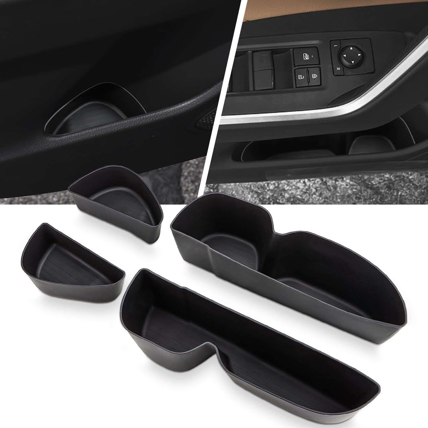 auovo Door Side Storage Tray Compatible with Toyota RAV4 2019-2025 ...