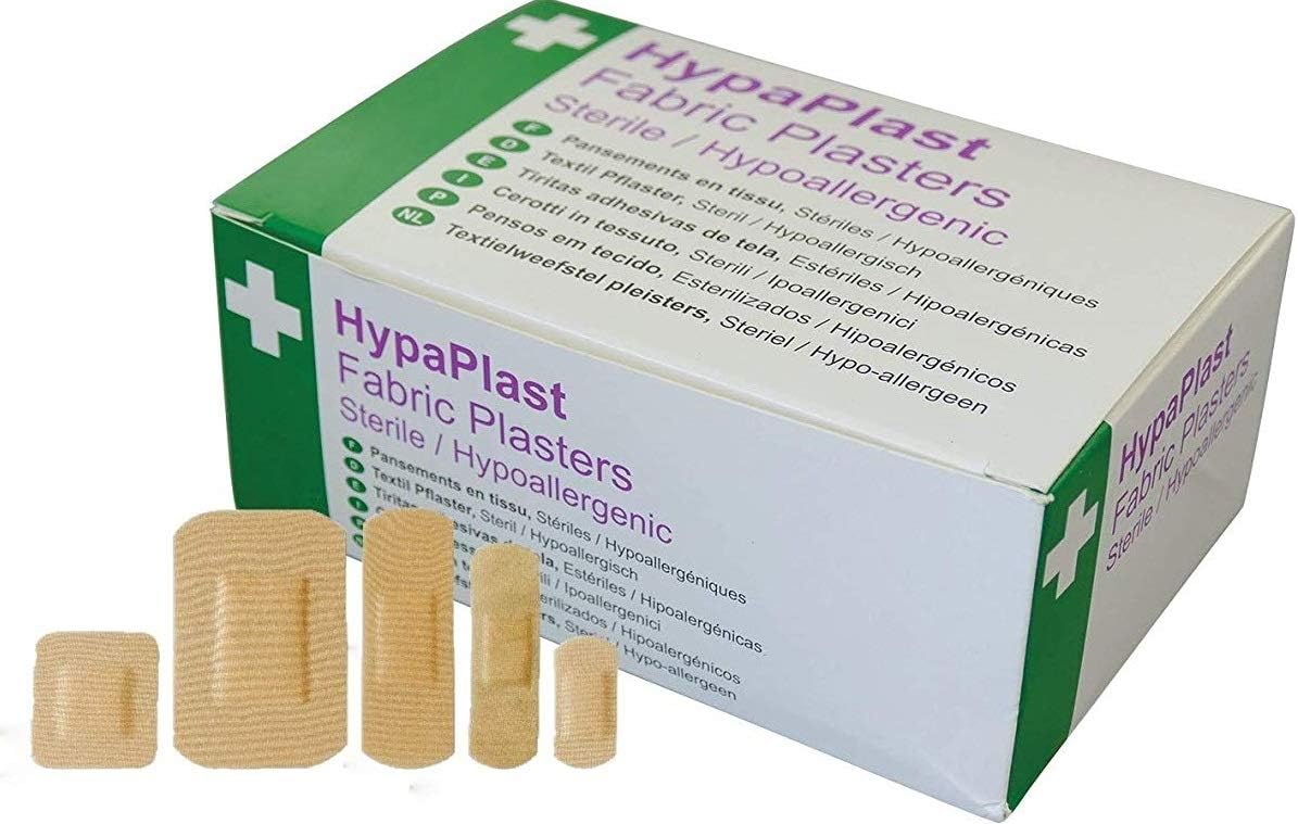 Amazon.com: Safety First Aid Group Hypa Plast Fabric Plasters ...