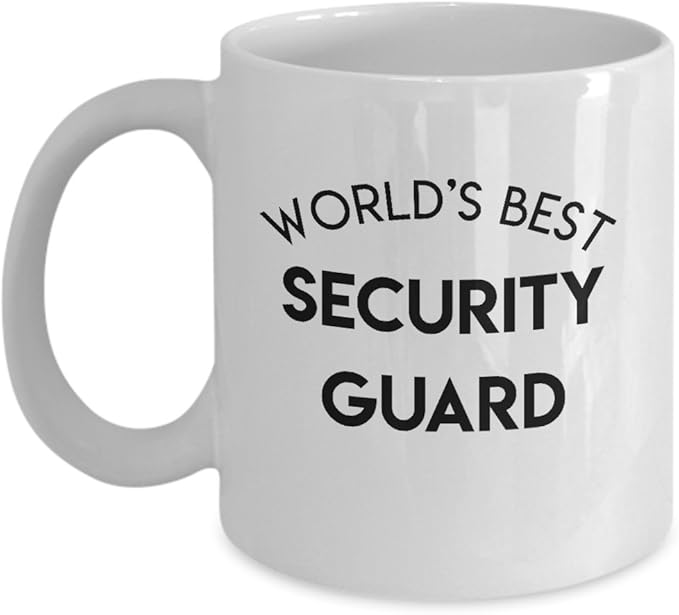 Amazon.com: Security Guard Mug -"World's Best Security Guard" Coffee ...