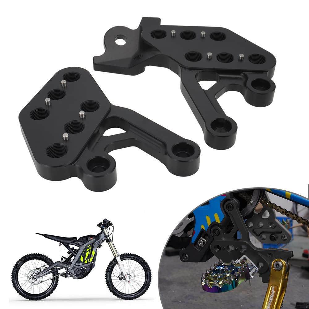 Mua JFG RACING Foot Peg Brackets for Surron Light Bee,CNC Adjustable ...