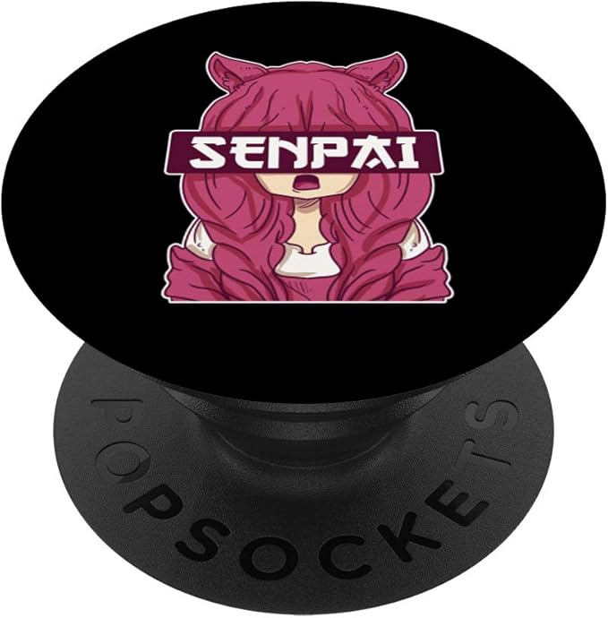 Senpai Anime Girl Cosplay Manga Merch Otaku Gift Anime PopSockets ...