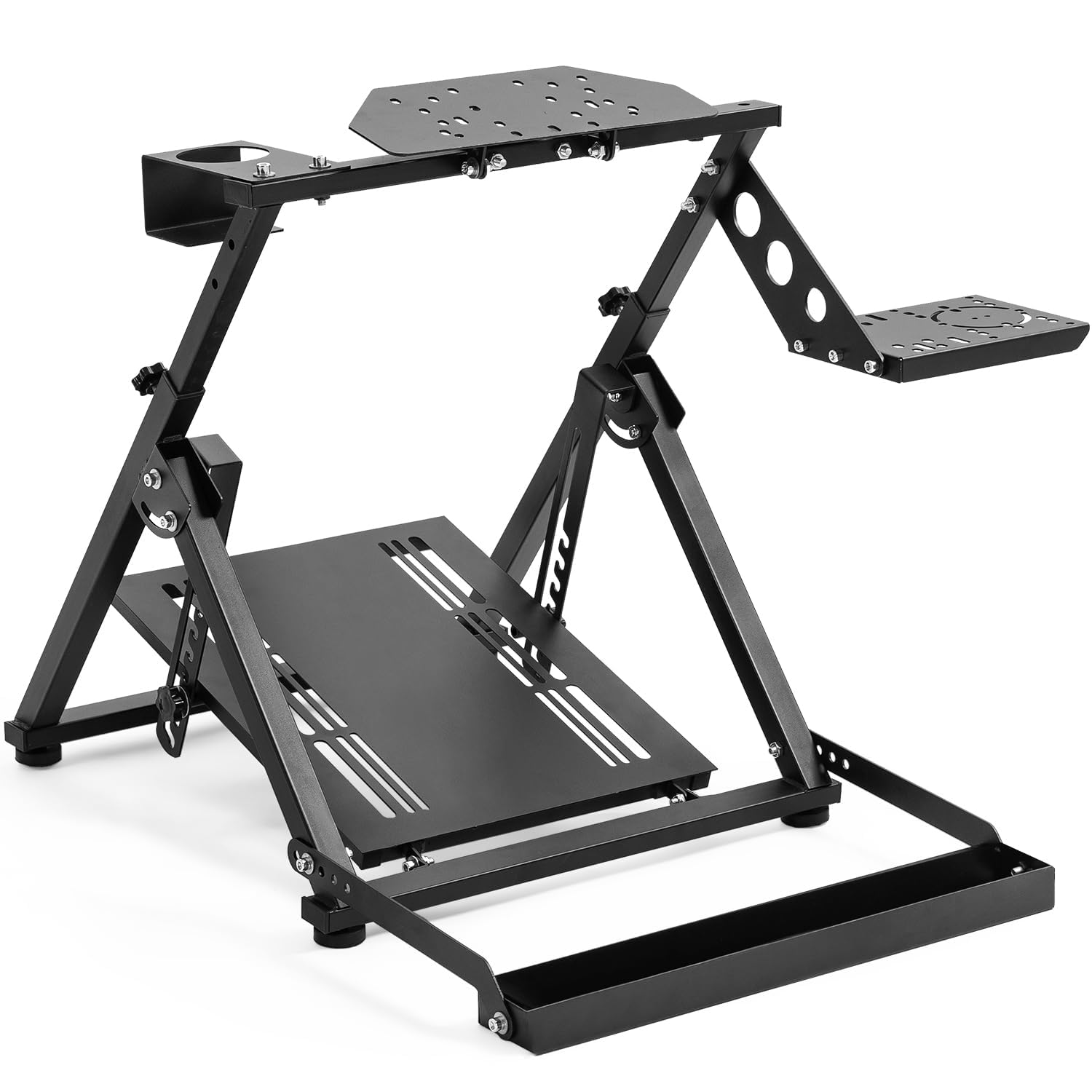 Marada X Frame Steering Wheel Stand Racing Sim Cockpit with Seat Slot Fit for Logitech ...