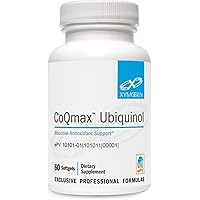 Amazon.com: XYMOGEN CoQmax 200mg CoQ10 ubiquinol - Patented, Stabilized ...