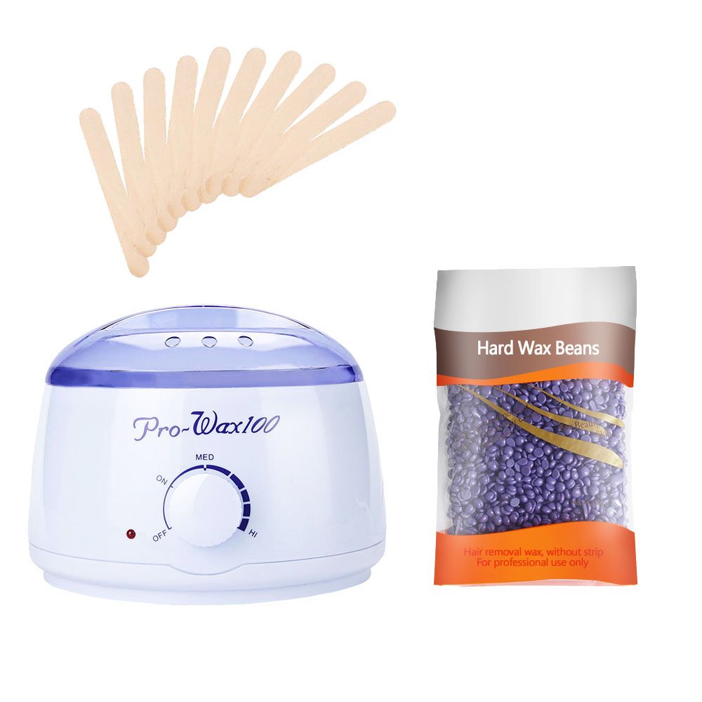 Efforty Haarentfernung Waxing Kit Elektro Heißer Wachswärmer mit 300g ...