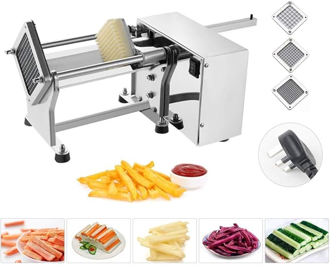 TRUSTME Coupe Frites Machine Machine de Coupe de Frites en Acier ...