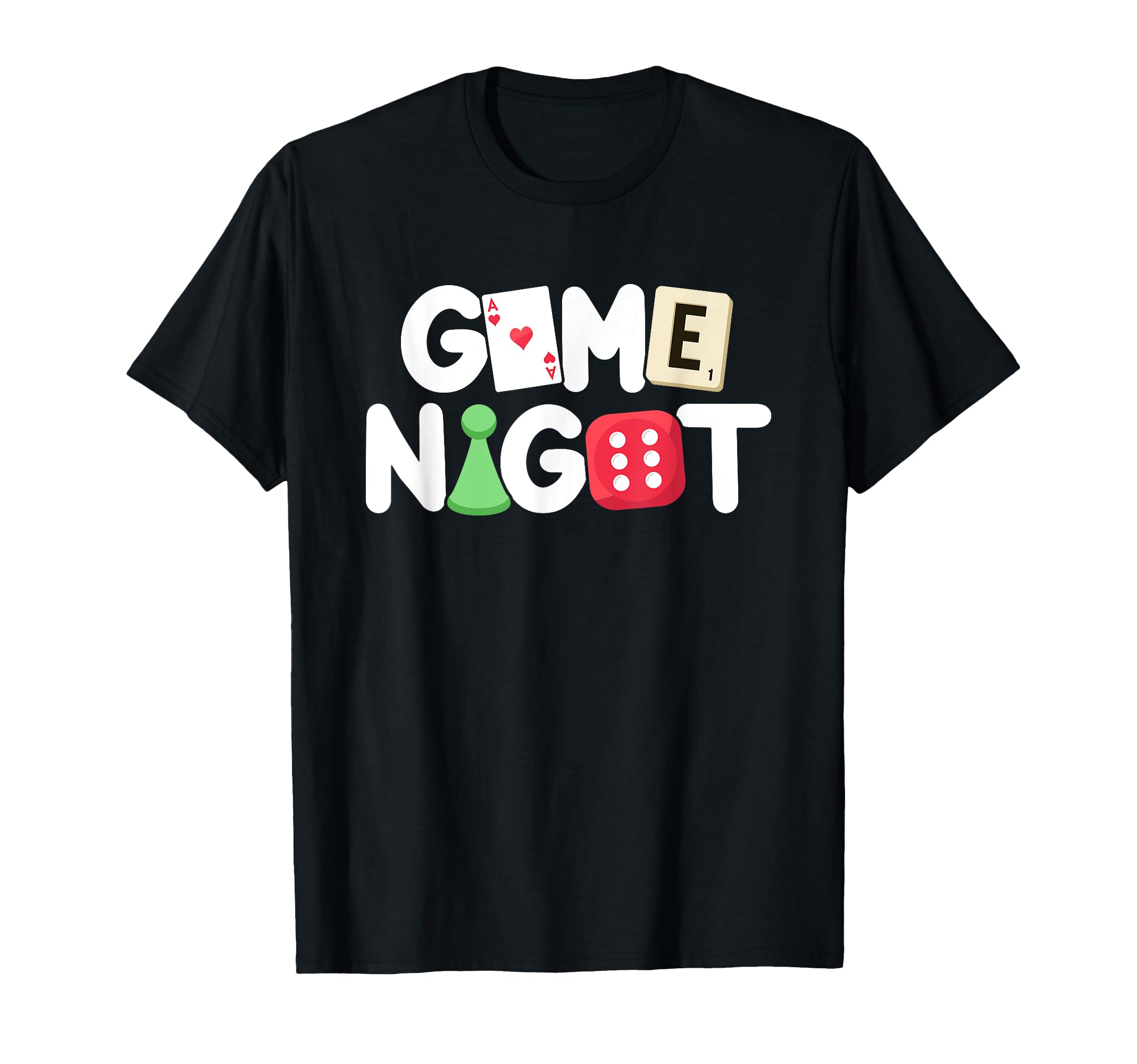 Game Night Host Board Games Trivia Night Team Women Men T-Shirt for ...
