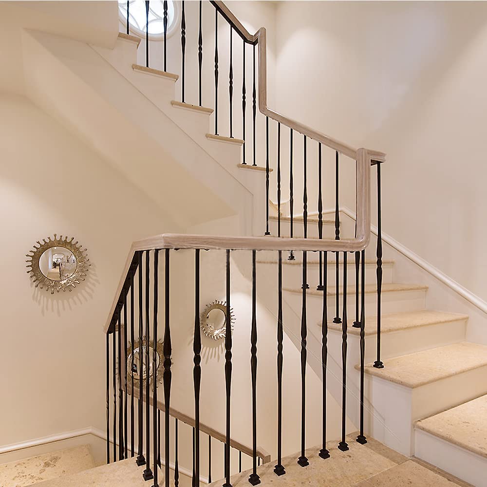 Elecmate Staircase Iron Balusters (Box Of 10) Stair Parts 1/2" Square ...