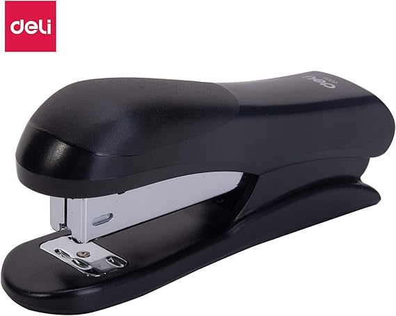 Deli Stapler E0305,with 1000 Staples, Rotatable Anvil for stapling and ...