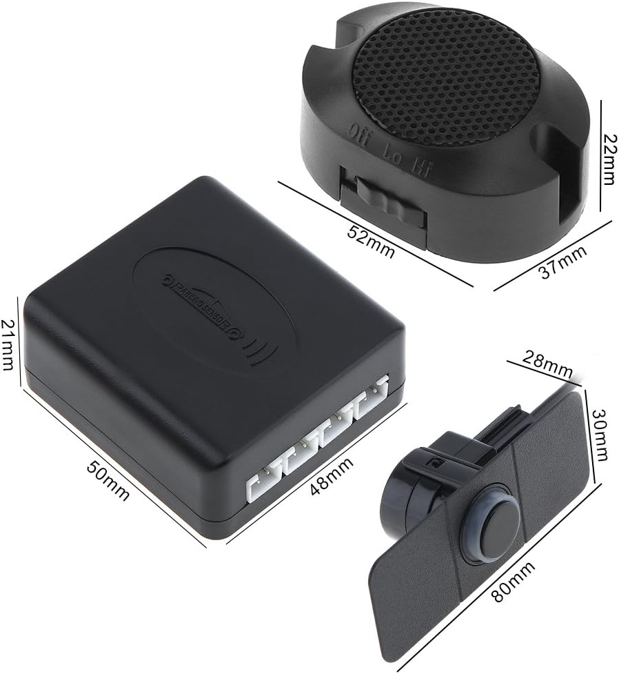 Car Reverse Backup Radar System Premium Quality 4 Parking Sensors Car ...