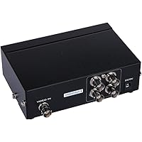 Amazon.com : AuviPal 4-Port (1 Input 4 Output) BNC Video Splitter Box Coaxial Distributor ...