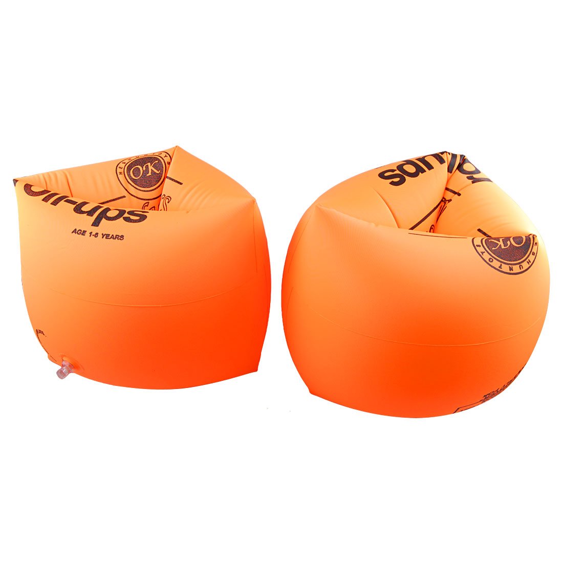 Amazon.com : uxcell® Pair Orange Float Inflatable Swimming Arm Band for ...