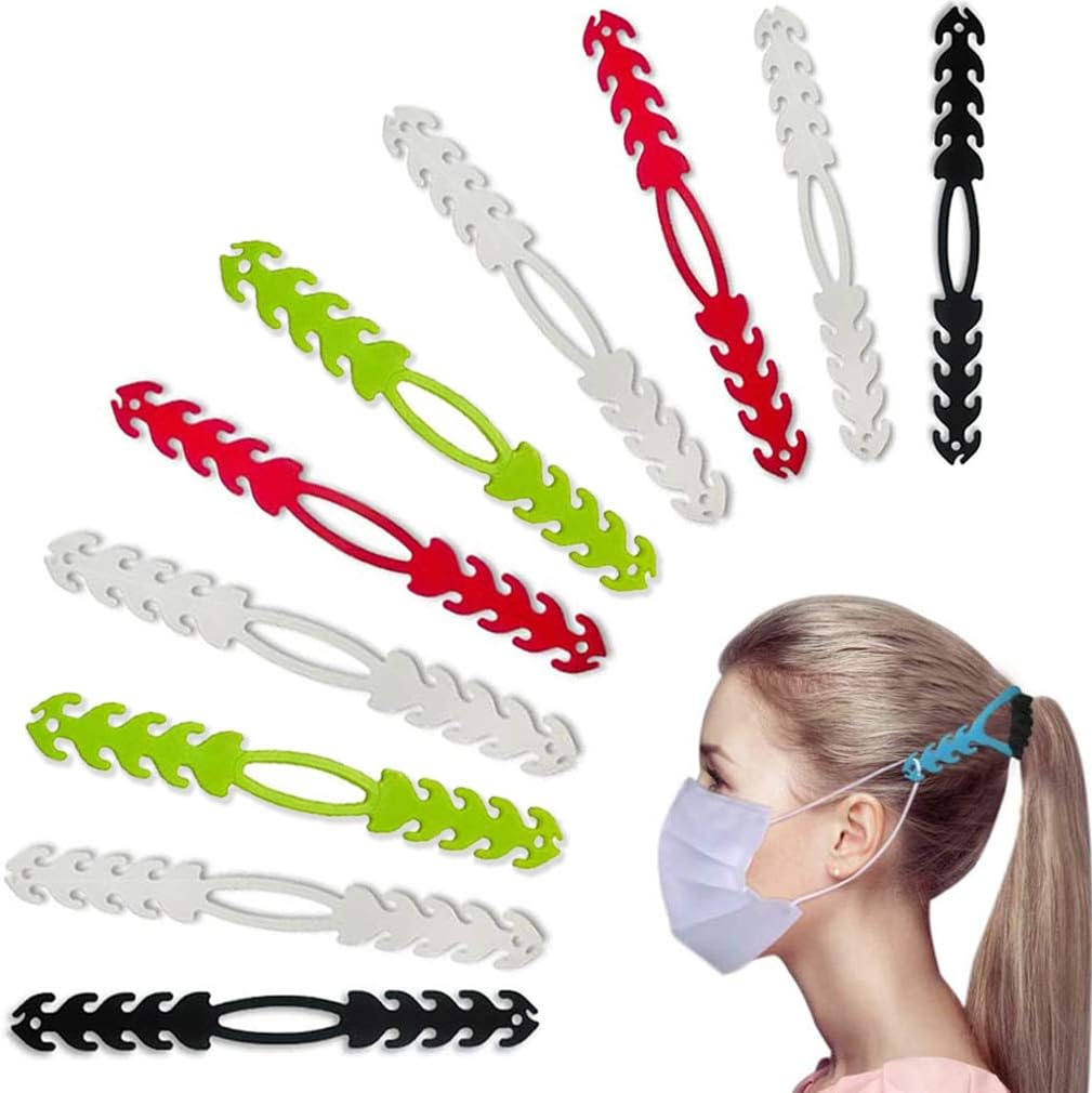 Amazon.com: Face Mask Extender Holder Behind Head,Mask Hooks Clips Anti ...