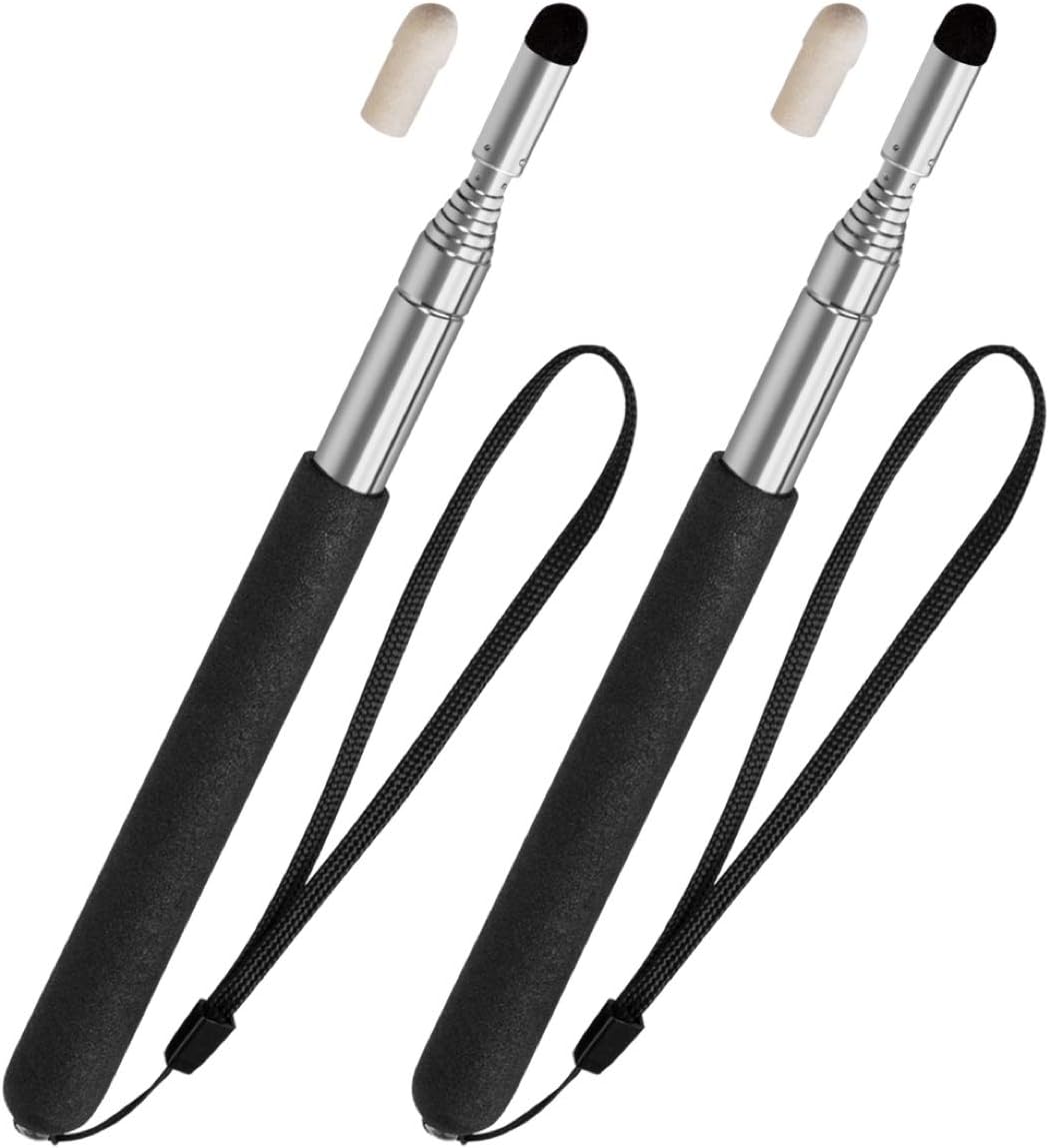 Kesote Teachers Pointer Stick, 2PCS Telescopic Teaching Pointer ...