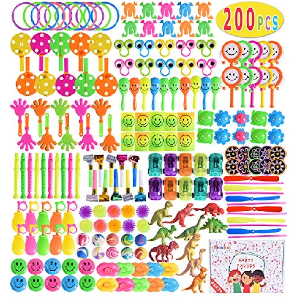 200Pcs Random Color Assortment Toys For Kids Birthday Party Favors 200pcs-random-color-assortment-toys-for-kids-birthday-party-favors