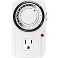 Amazon.com: iPower 24 Hour Plug-in Mechanical Electric Outlet Timers ...
