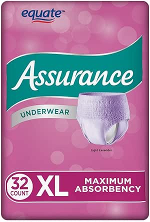 Amazon.com: PACK OF 3 - Assurance Incontinence Underwear for Women ...