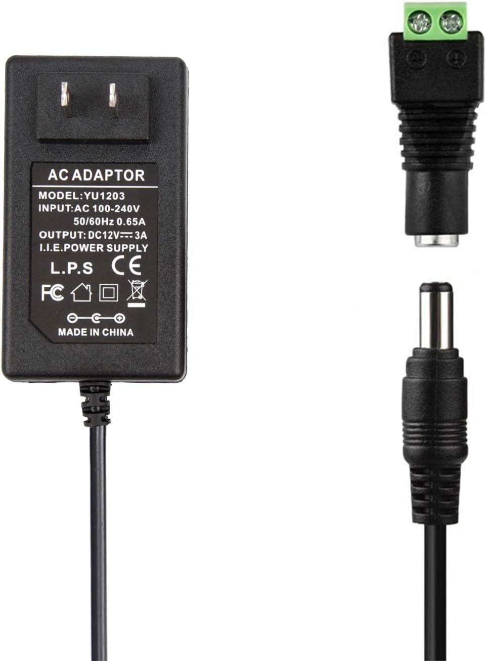 Ac Dc Adapter 100 240v 50 60hz 12v 3a Adapter View