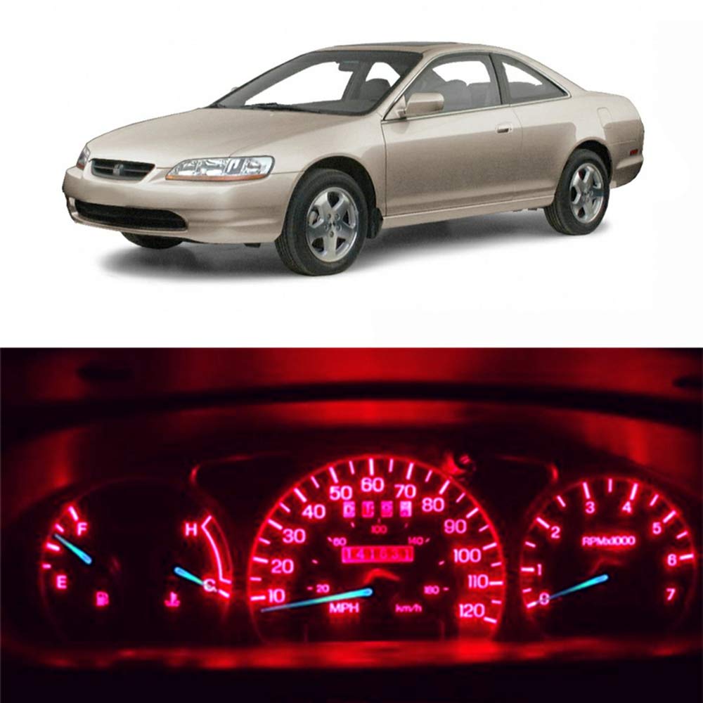 Wljh Super Bright Red Instrument Panel Gauge Cluster Speedometer Dash ...