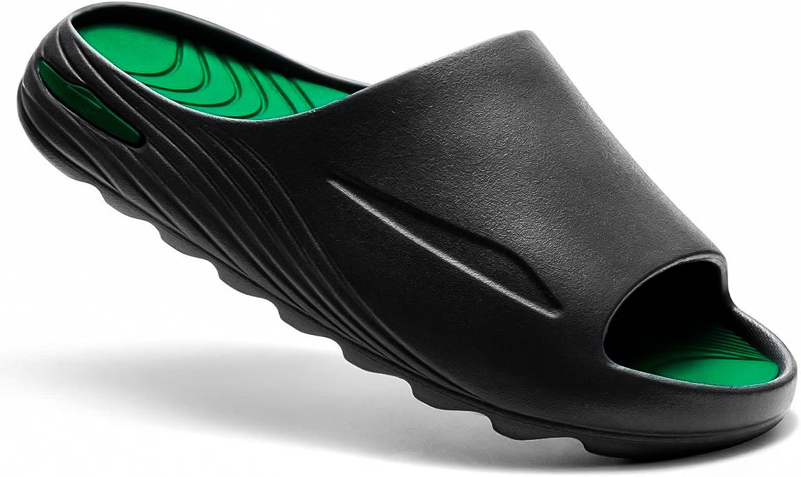 FEINOAR Men's Basketball Slides Soft-tech Sandals with Arch Support ...