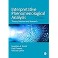 Amazon.com: Interpretative Phenomenological Analysis: Theory, Method ...