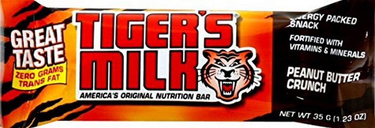 Amazon.com : Tiger's Milk Protein Nutrition Bar (Peanut Butter Crunch ...