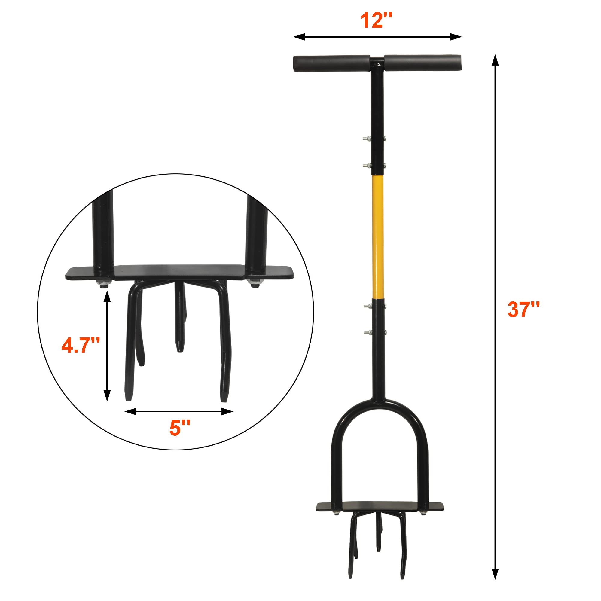 Mua Manual Twist Tiller - Garden Claw Cultivator with Long Handle, Hand ...