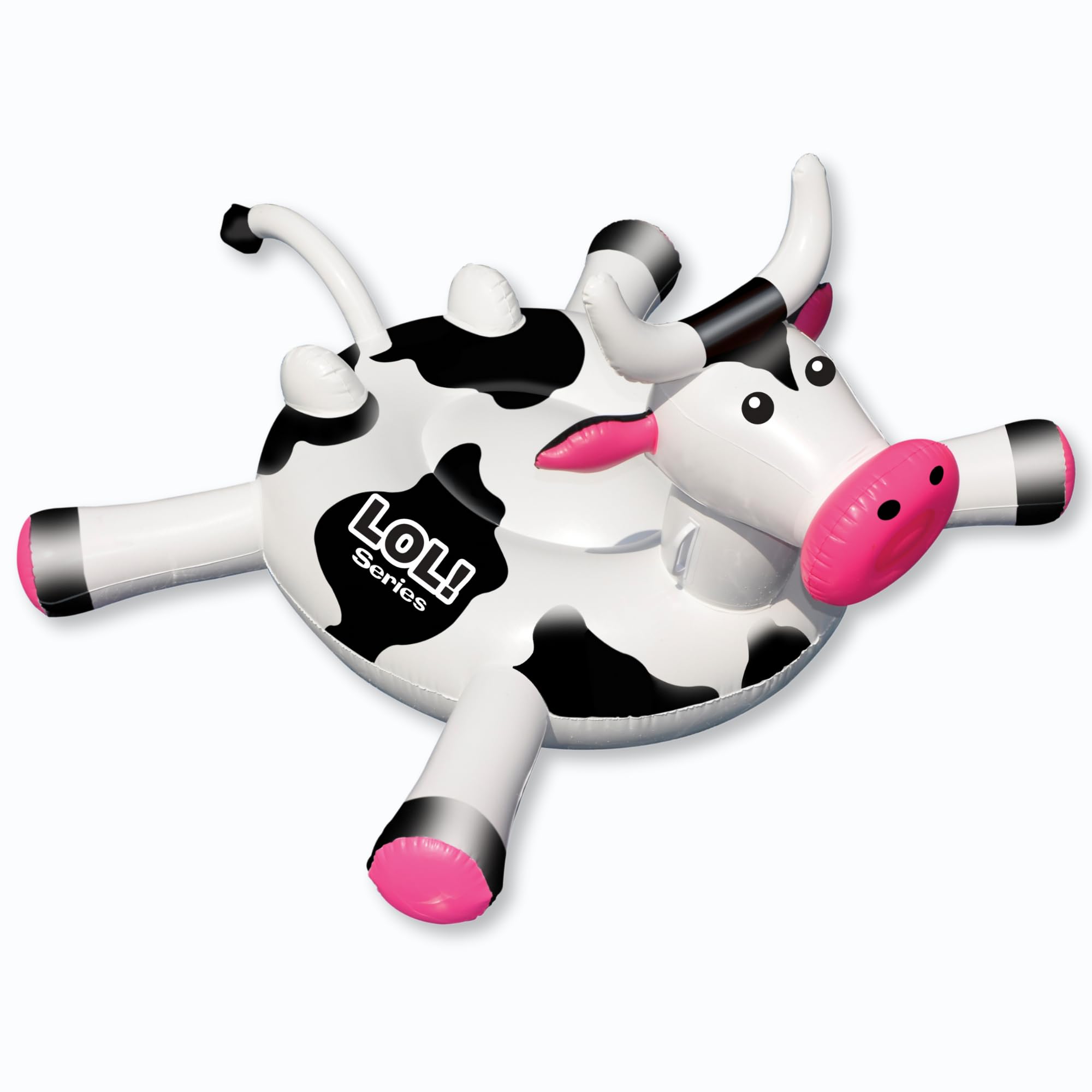 SWIMLINE ORIGINAL 90268 Giant Inflatable LOL Cow Pool Float | Fun Ride ...